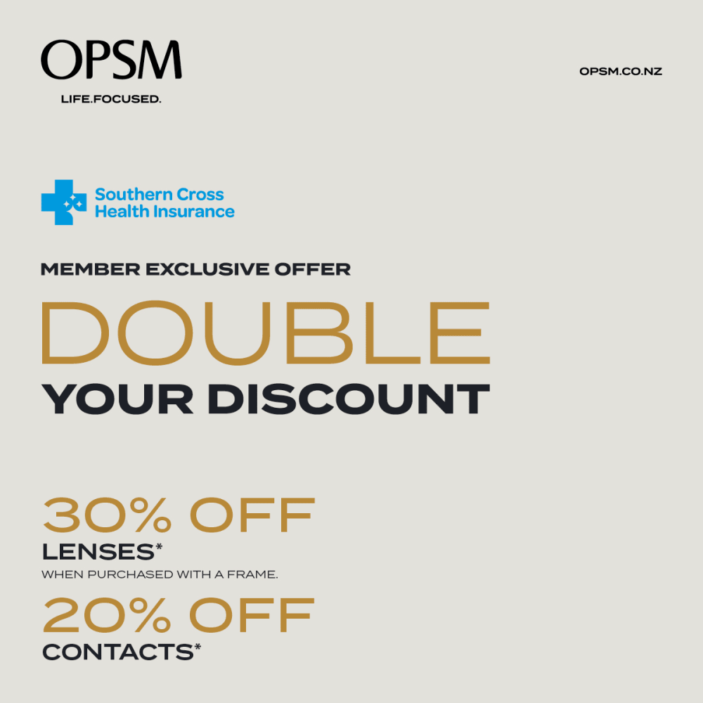 Receive 30% Off Lenses and Lens Extras^ at OPSM – Silverdale Centre